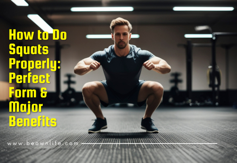 How to Do Squats Properly: Perfect Form & Major Benefits
